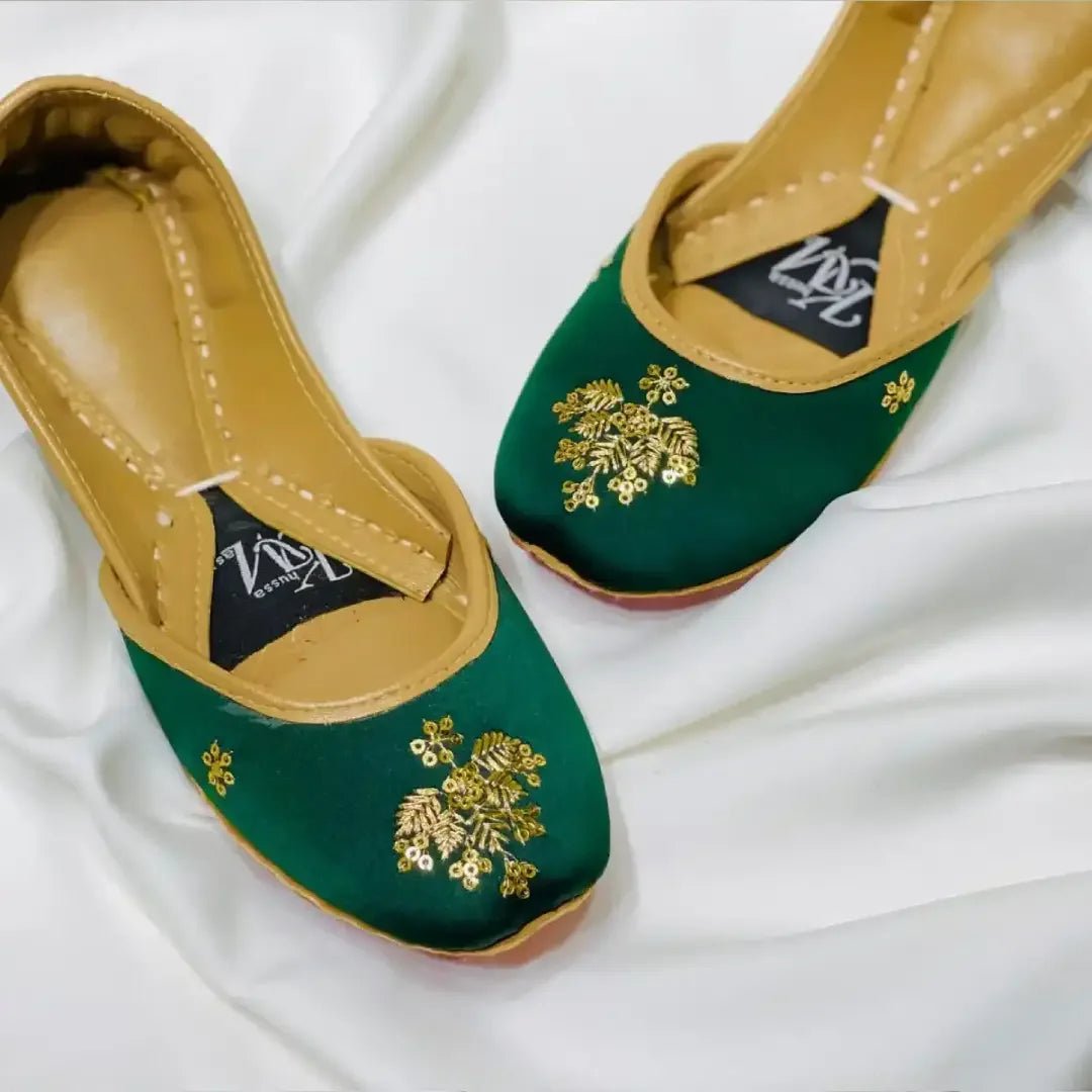 Kids Khussa Green Collection by Khussa Master